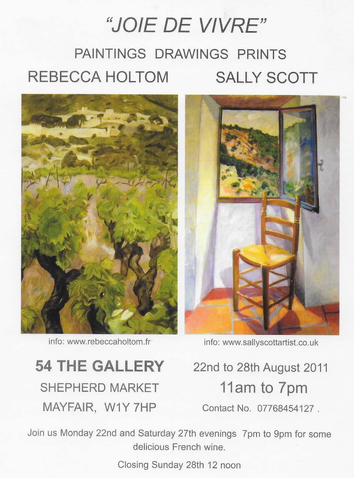 Exhibitions - Rebecca Holtom