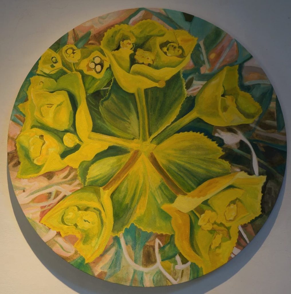 Round paintings - Rebecca Holtom